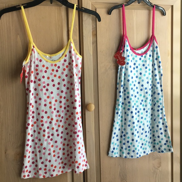 Poof! | Tops | Nwtbundle Polkadot Cami Tank Tops | Poshmark